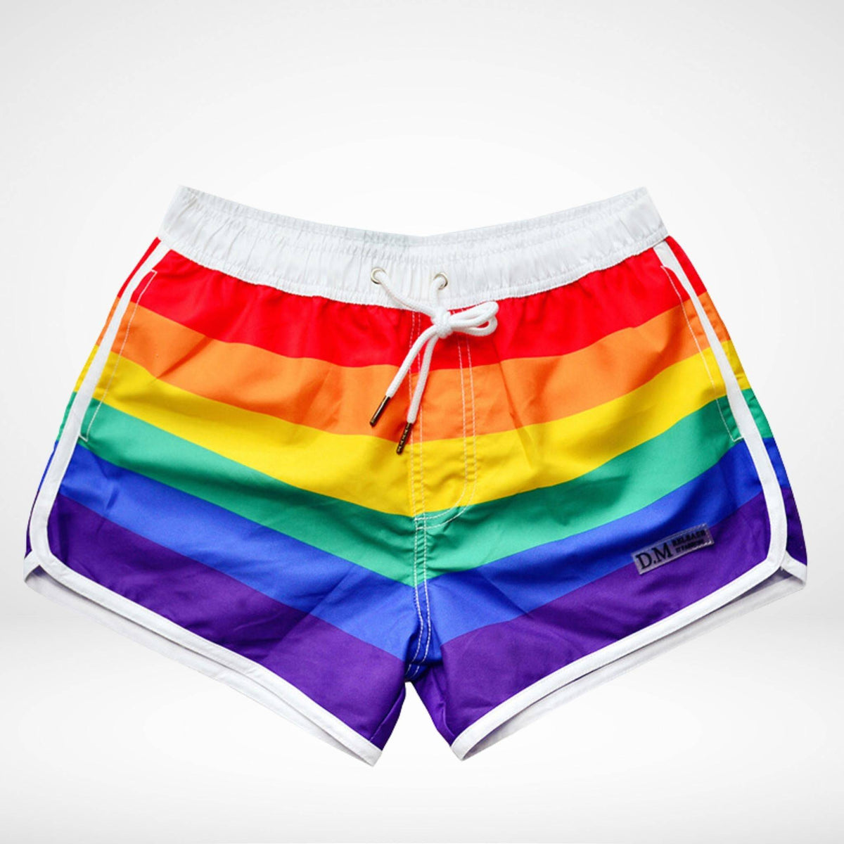 Rainbow Swim Trunks - Men's Pool & Beach Swimwear