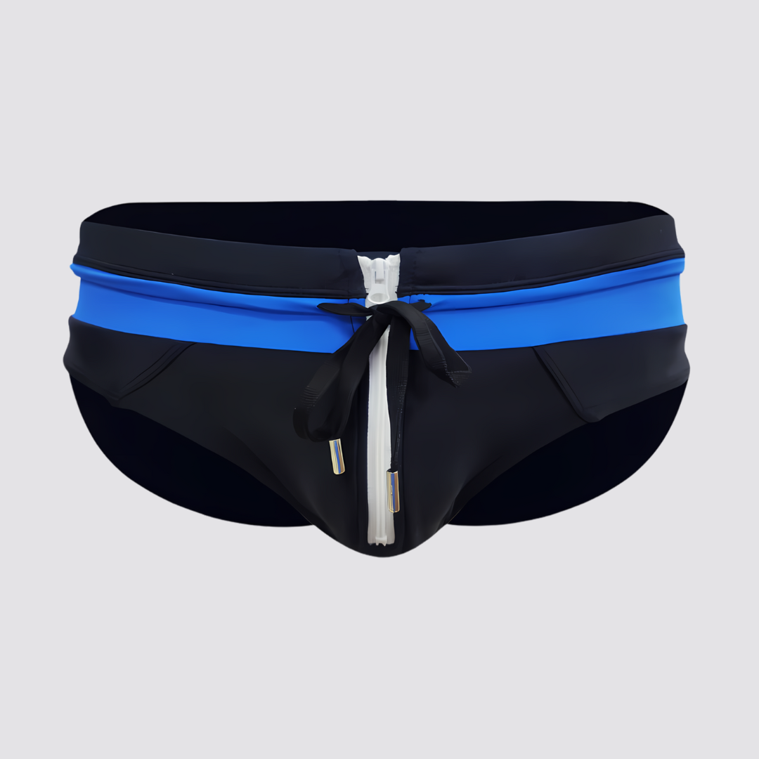 Zipper Front Swim Briefs – CrownJewel.co